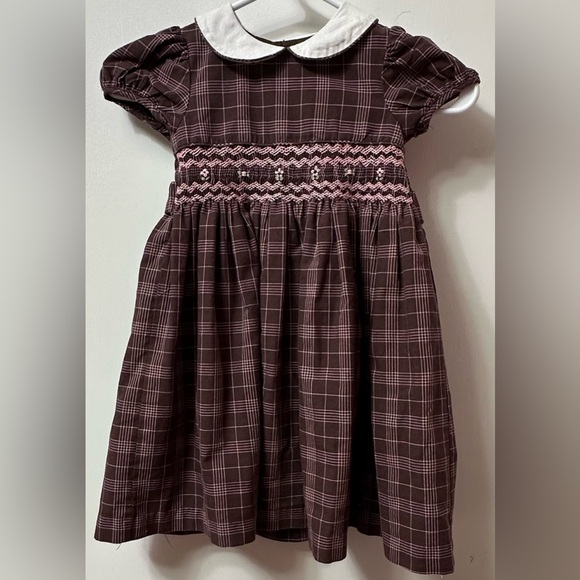 Rare Editions | Dresses | Rare Editions Plaid Kids Dress With White ...